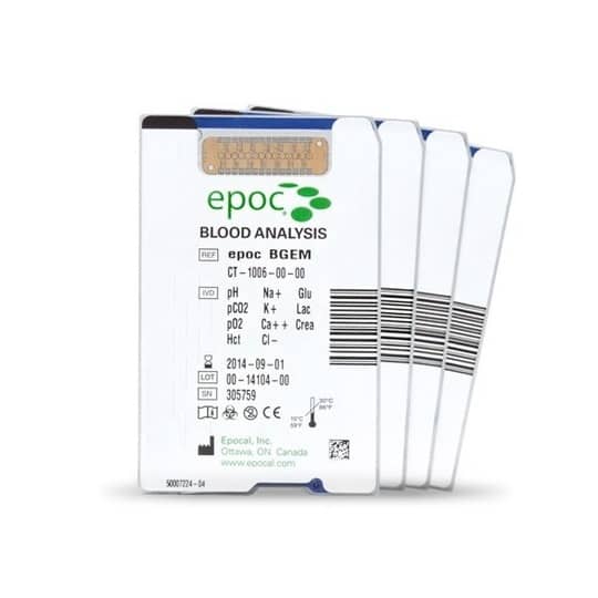 Tarjeta de prueba epoc® BGEM - Inyecta